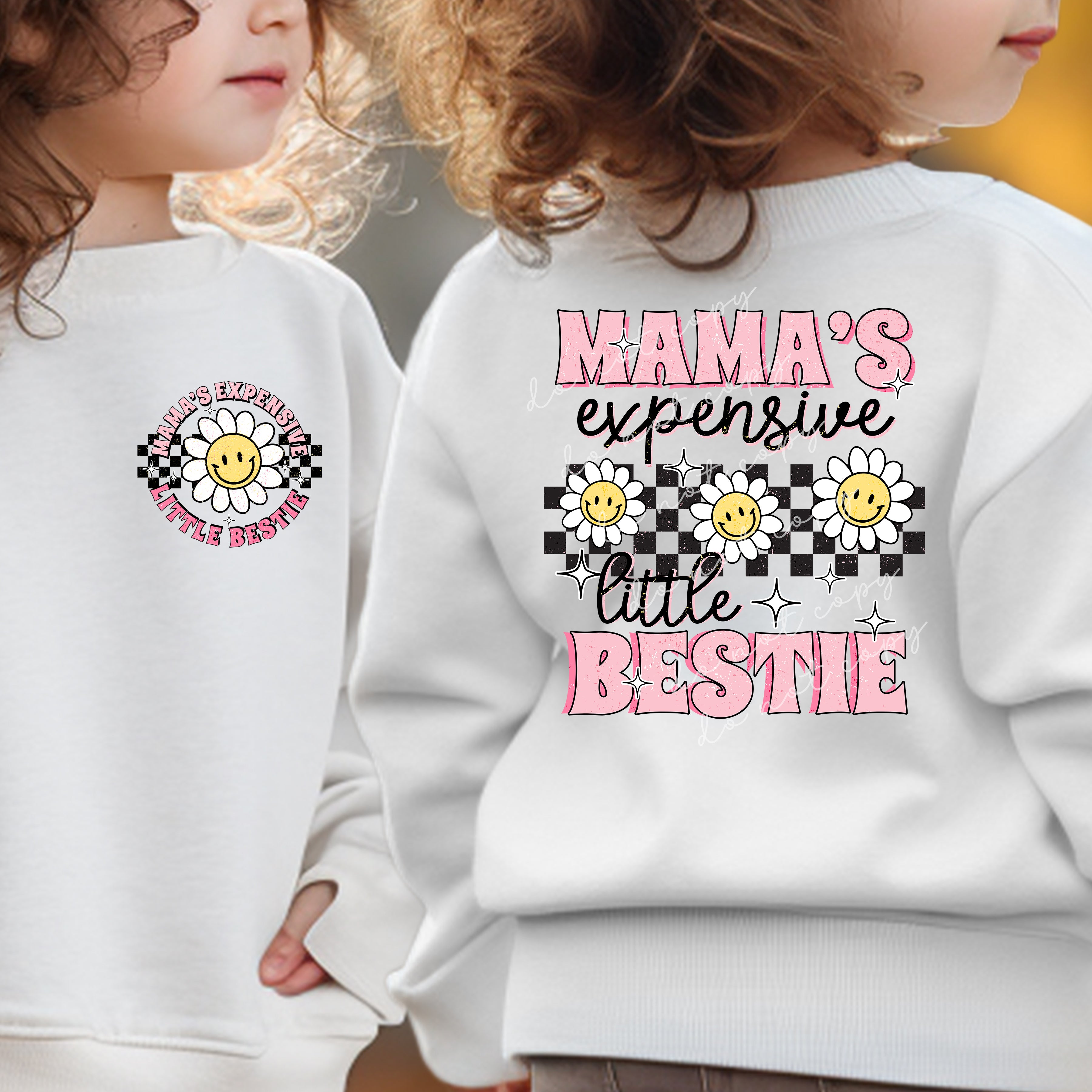 Mama's expensive little bestie - CHOOSE UV DTF decal - DTF Transfer ...