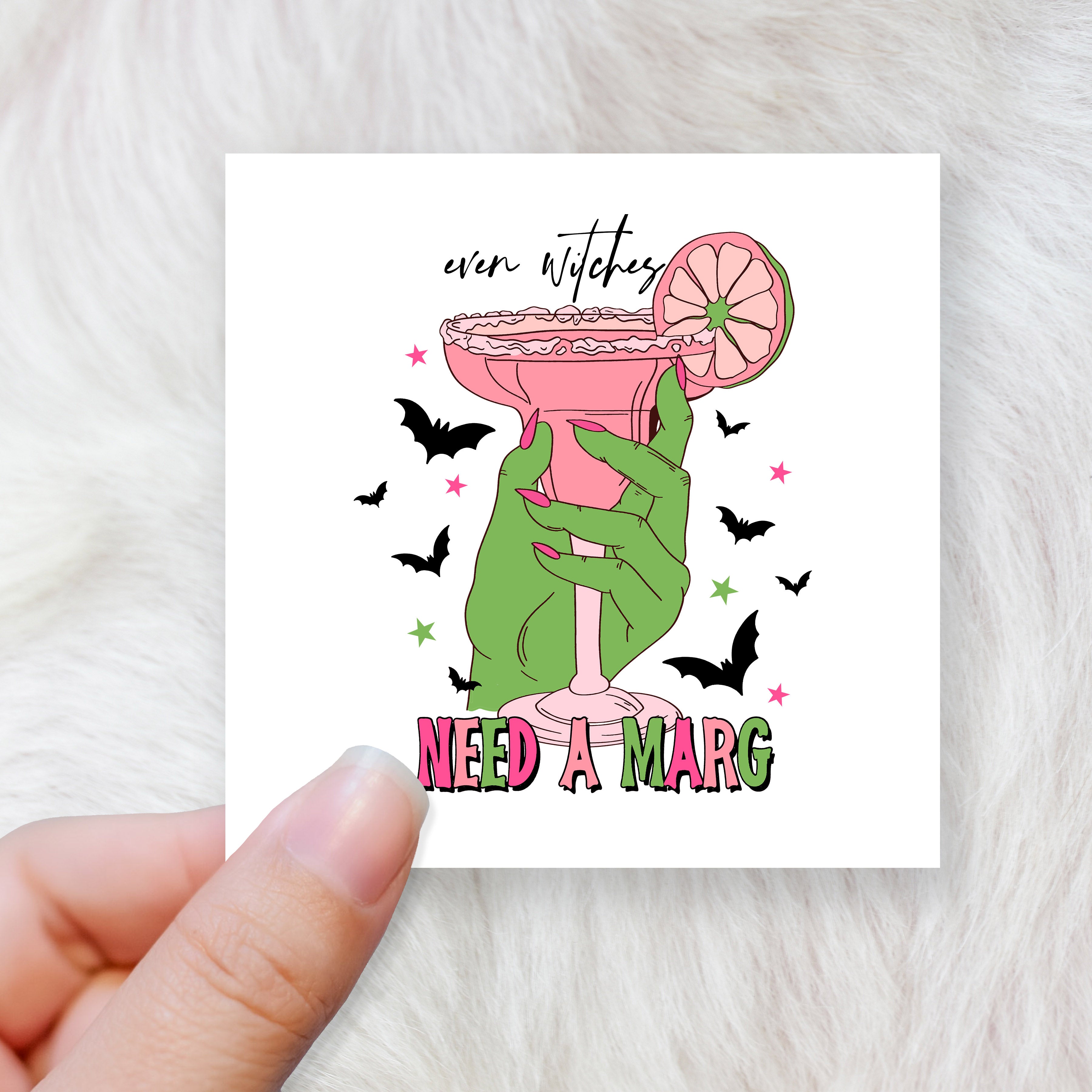 Even witches need marg - CHOOSE UV DTF decal - DTF Transfer – Crafty Mood
