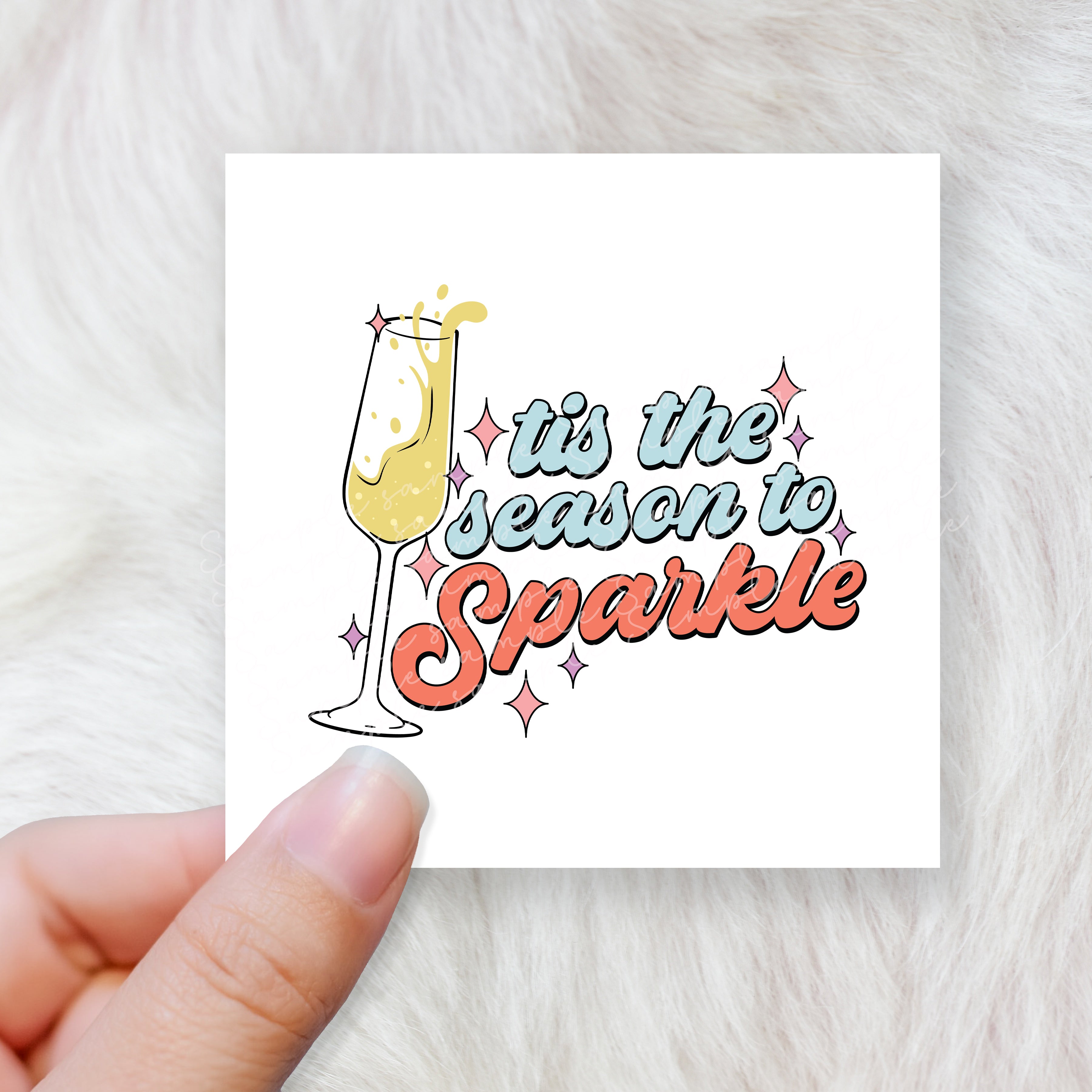 Tis the season to sparkle - CHOOSE UV DTF decal - DTF Transfer – Crafty ...